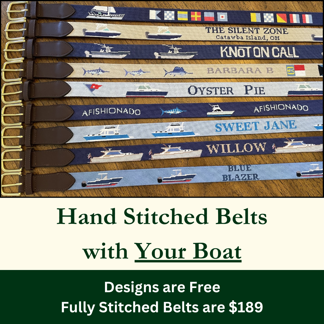 FREE Needlepoint Belt Digital Mockup – FISH CREEK